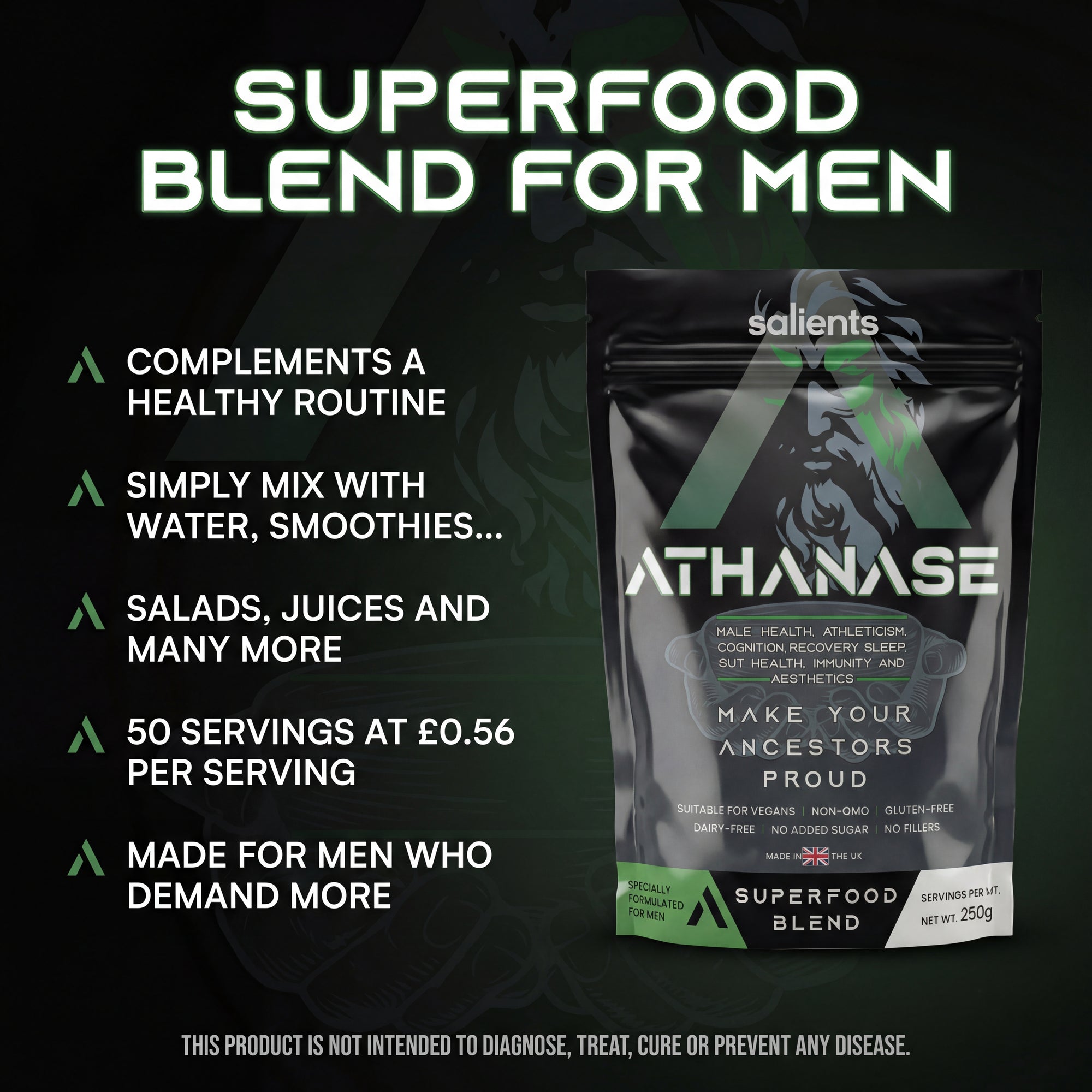 ATHANASE® - The World's First Superfood For Men - SALIENTS®